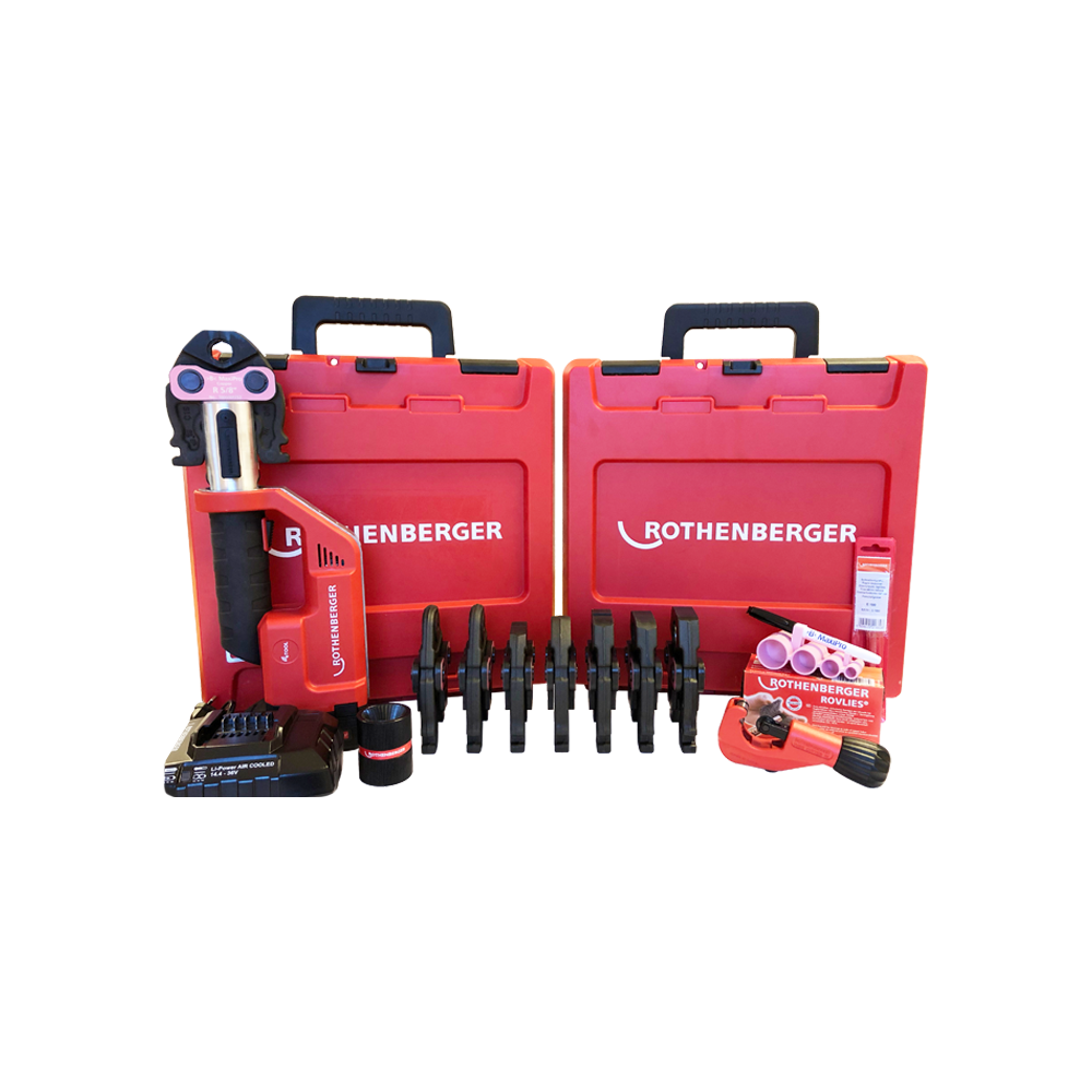 Rothenberger Pressverktyg ROMAX compact+ pressbackar 1/4-11/8